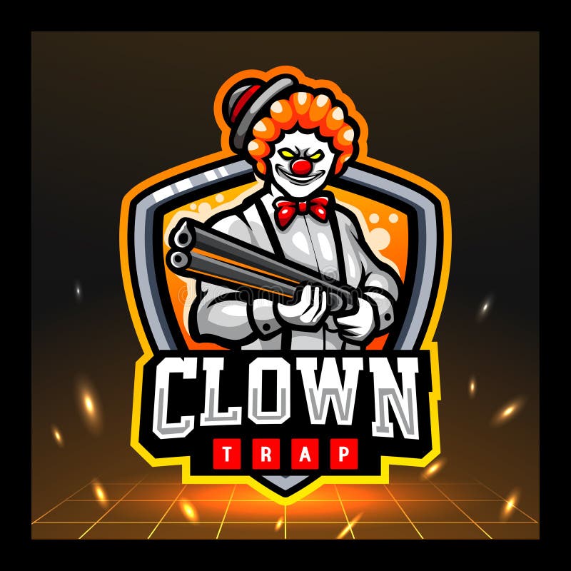 Killer Clown Mascot. Esport Logo Design Stock Vector - Illustration of ...