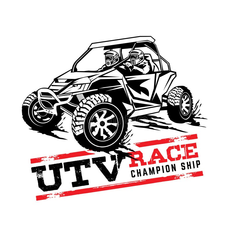 ATV Logo Buggy Racing Sport Vector Illustration Stock Vector ...