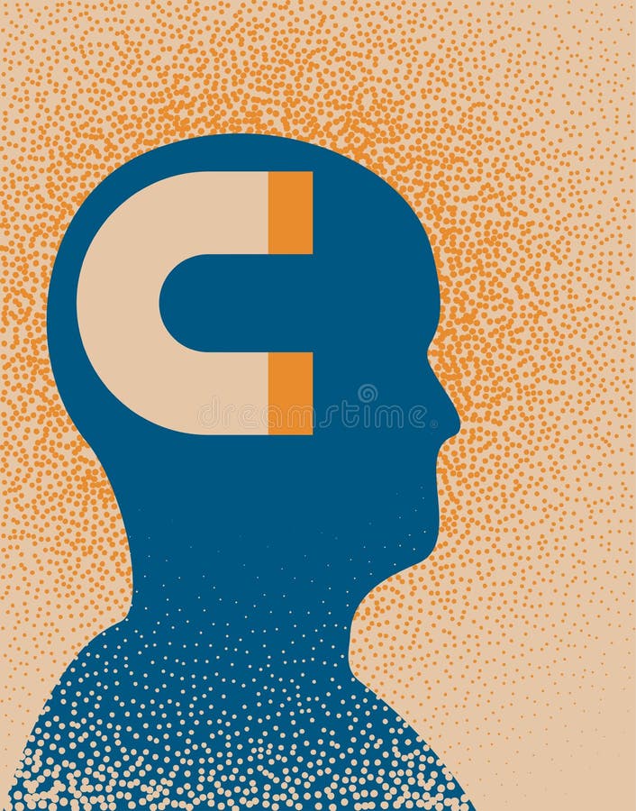 Personal magnetism stock vector. Illustration of charisma - 226967481