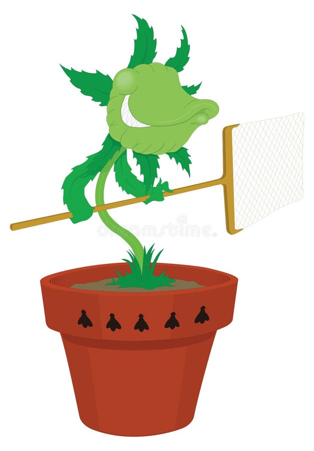 Funny Carnivorous Plant Cartoon Stock Illustrations – 239 Funny ...