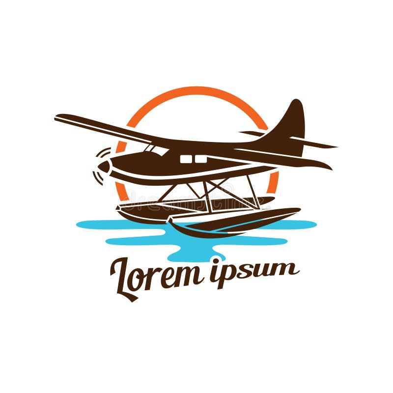 Waterplane Flight Modern Logo Design Vector Graphic Icon Illustration ...