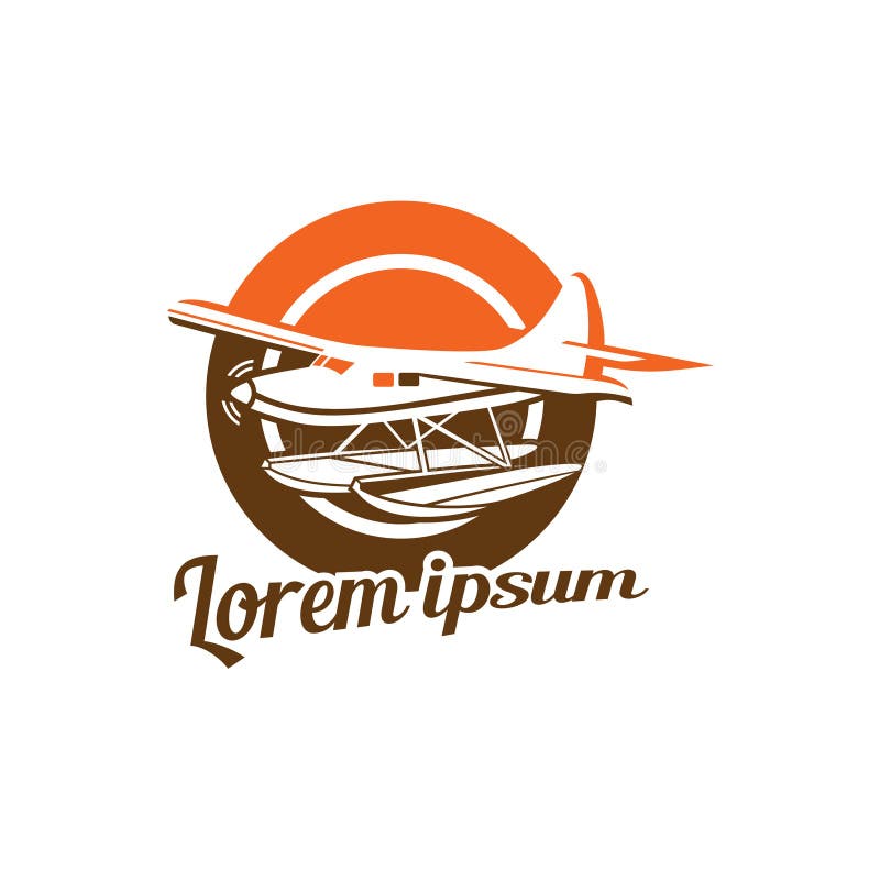 Waterplane Flight Modern Logo Design Vector Graphic Icon Illustration ...