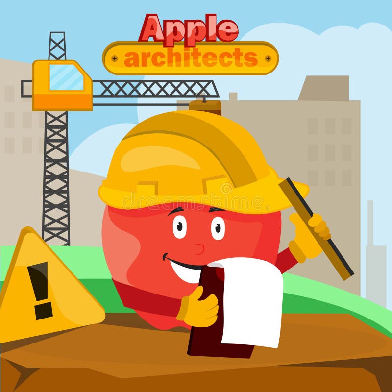 Apple Architects for Building Project for Element Design Stock ...