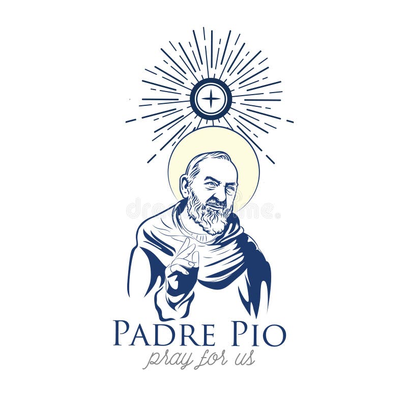 Saint Padre Pio Stock Illustrations – 7 Saint Padre Pio Stock ...