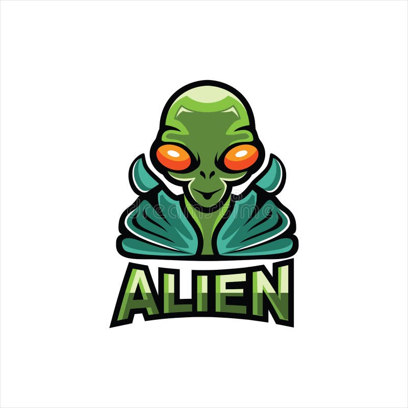 Alien Mascot Esport Logo Design, Game Player Alien E-sport Logo Design ...