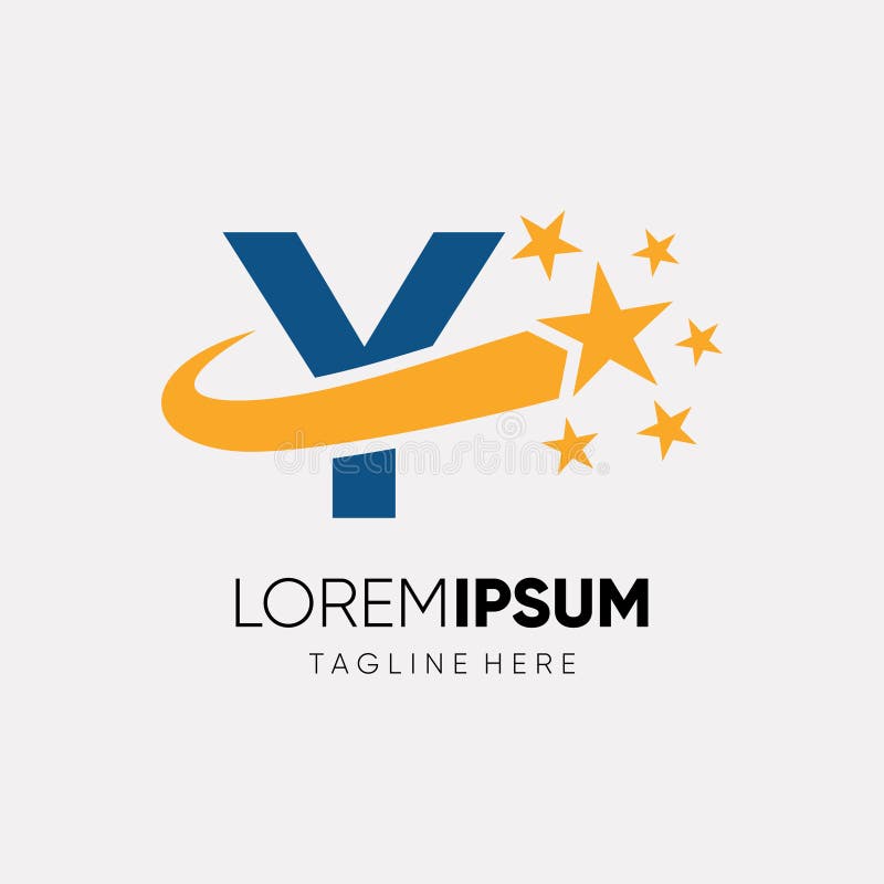 Letter Y Initial Star Logo Design Vector Icon Emblem Graphic Stock ...