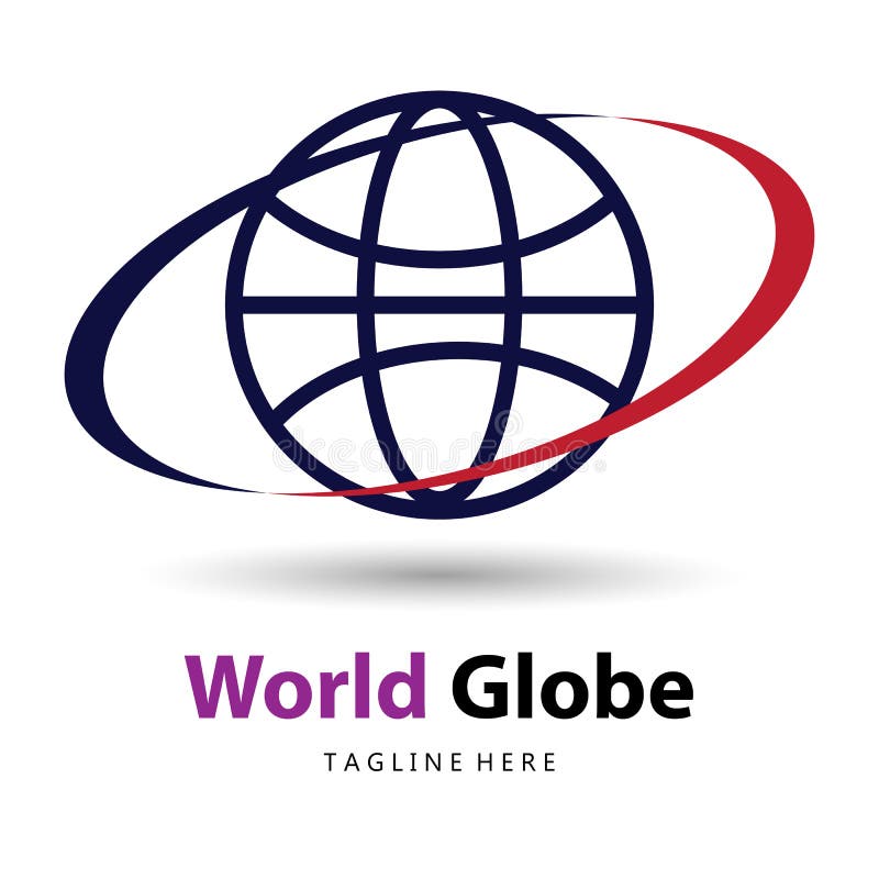 World Globe Logo and Symbol Vector Eps10 Stock Vector - Illustration of ...