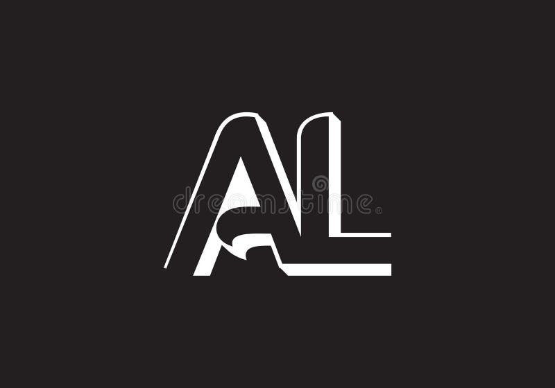 AL Letter Logo Design for Your Business Stock Vector - Illustration of ...