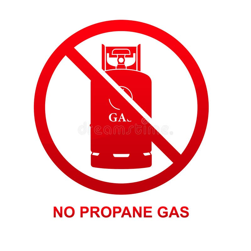 No Cooking Sign Isolated on White Background Stock Vector ...