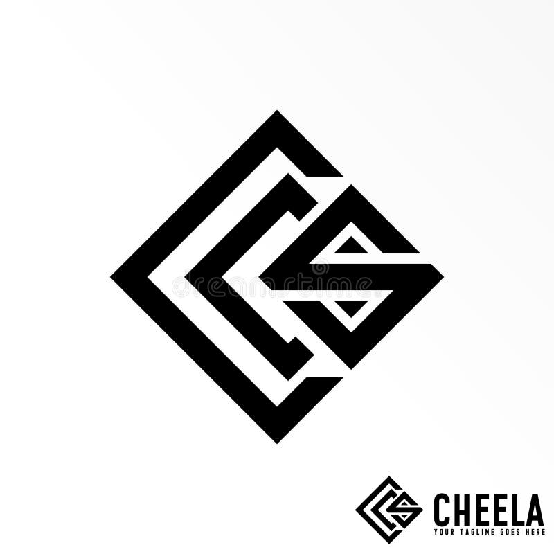 Letter CCS Logo Free Vector Stock. Rectangular Abstract Design Concept ...