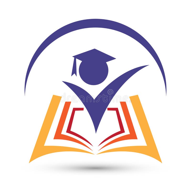 Education and Training School Collage Logo Vector Illustration. Stock ...