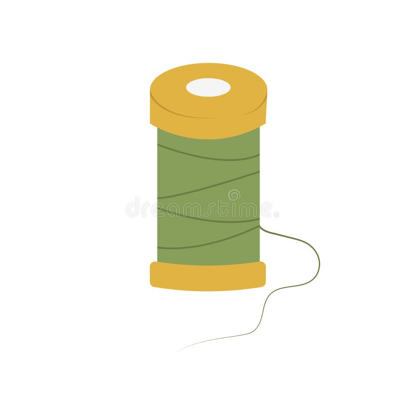 Thread for sewing stock vector. Illustration of line - 228752937