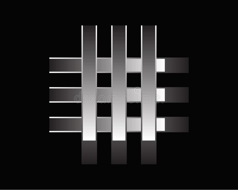 Abstract Bright White Gradient Lines Background Stock Illustration ...