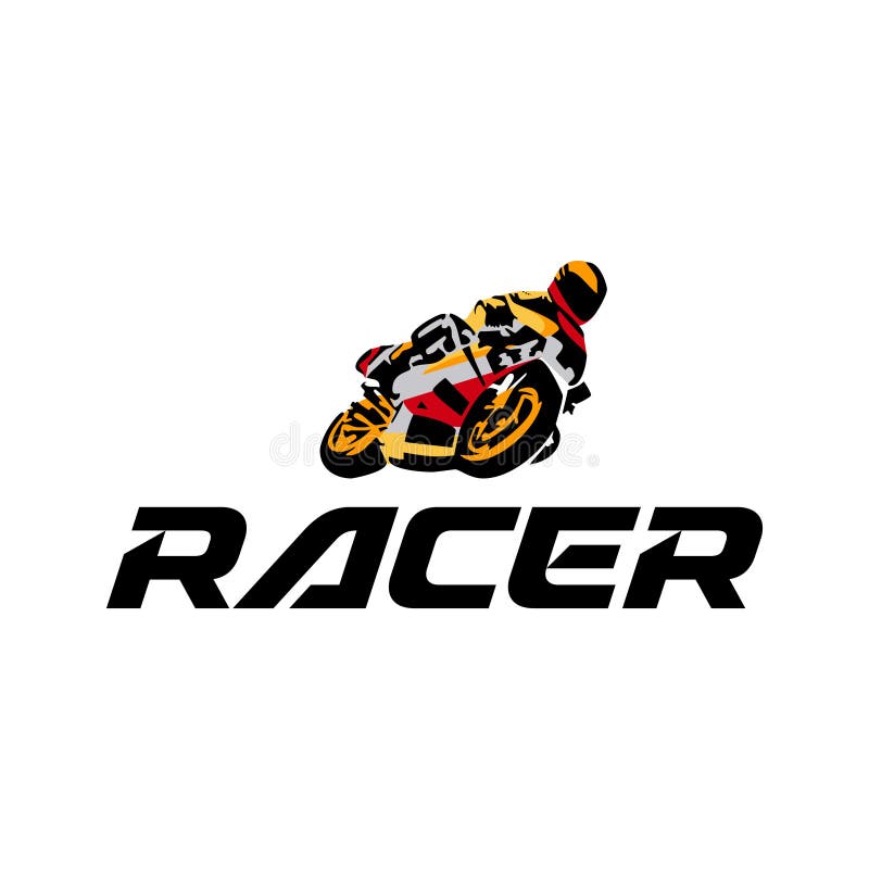 Racer Logo for Vehicle Company Stock Vector - Illustration of motogp ...