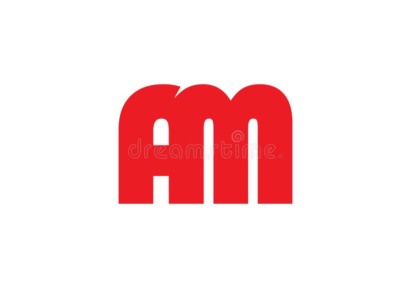 Am logo icon design stock illustration. Illustration of creative ...