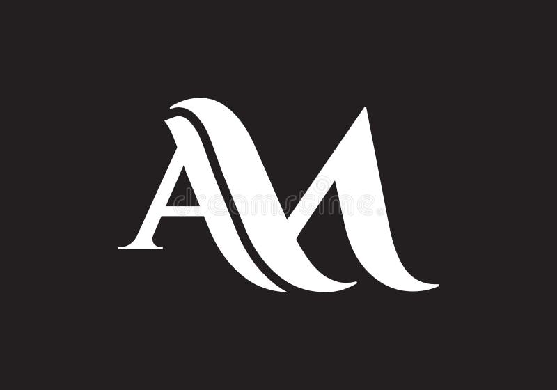Am logo icon design stock illustration. Illustration of symbol - 229269793
