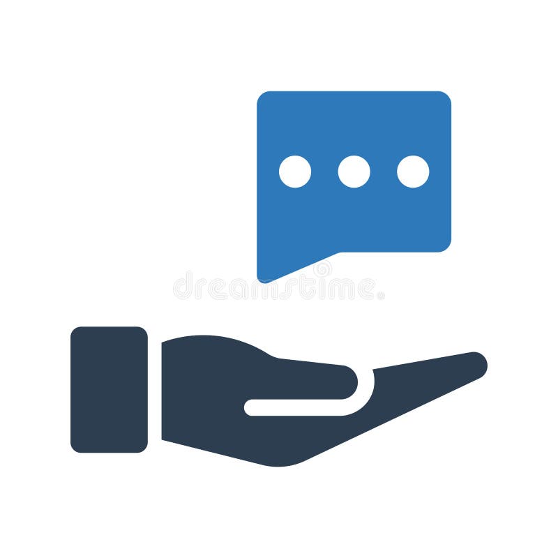Customer Message Review Icon Stock Vector - Illustration of message ...
