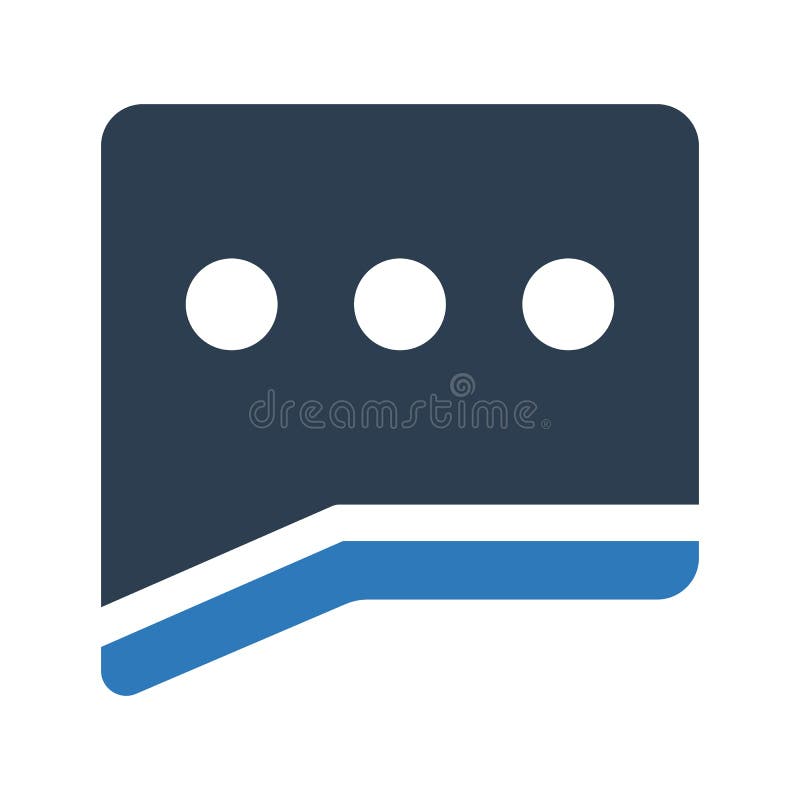 Chat message icon stock vector. Illustration of message - 229317231