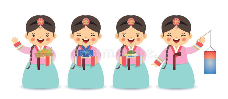 Korea Kids Cartoon Stock Illustrations – 482 Korea Kids Cartoon Stock ...