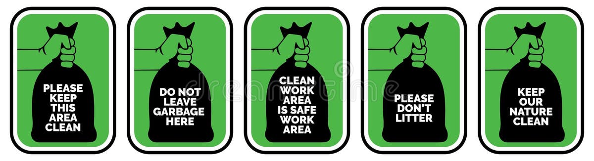 Please Keep Area Clean Stock Illustrations – 76 Please Keep Area Clean ...