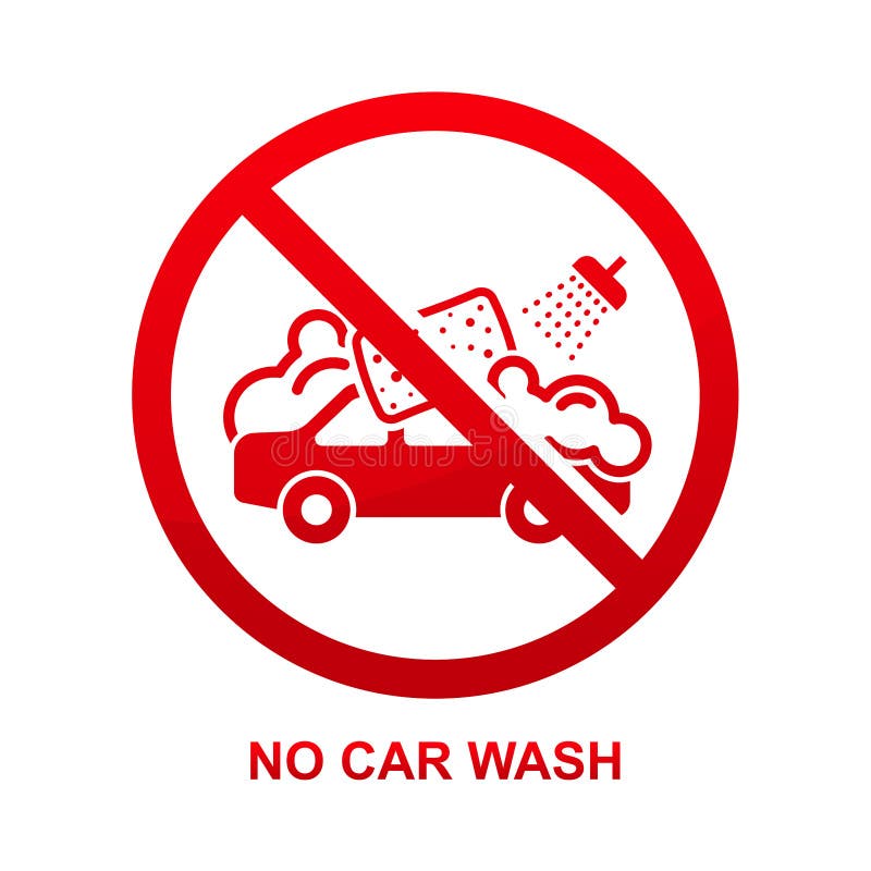 No Cleaning Sign Isolated on White Background Stock Vector ...