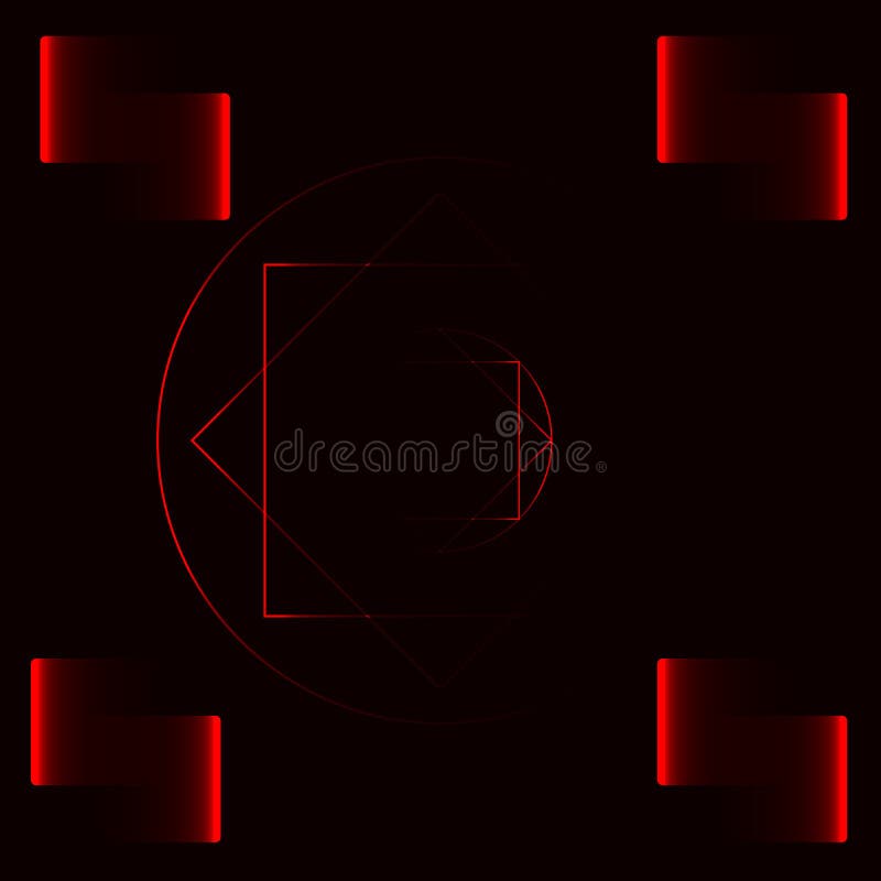 Abstract Dark Red Neon Light Design Stock Image - Image of abstract ...