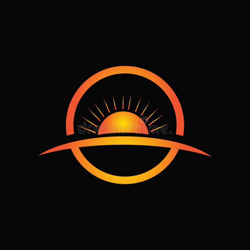 Abstract Circle Sun Light Symbol Icon Design Stock Illustration ...