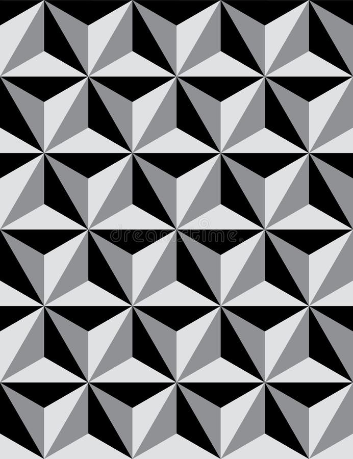 Seamless Tile Pattern with Triangular Tiles Stock Vector - Illustration ...