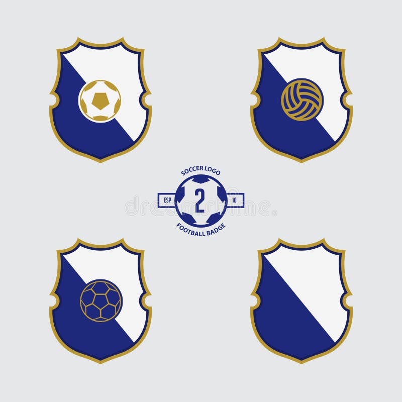 Soccer Badge or Football Logo Design for Football Team. Emblem Design ...