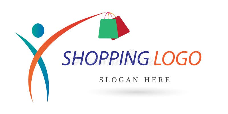 Active Shopping Happy Customer and Bag. Online Purchase Store Super ...