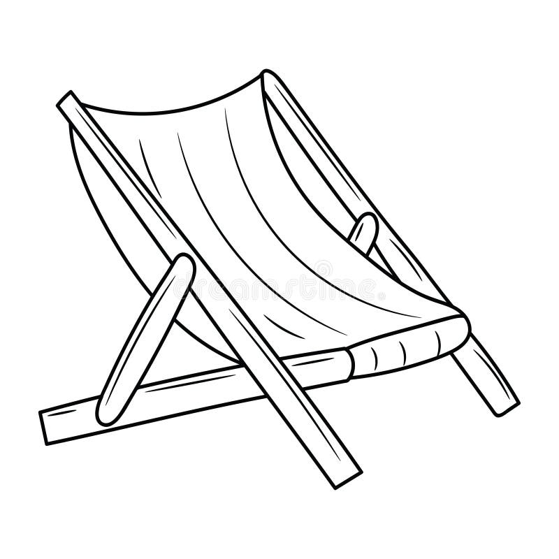 Wood Beach Chair Drawing Stock Illustrations – 177 Wood Beach Chair ...