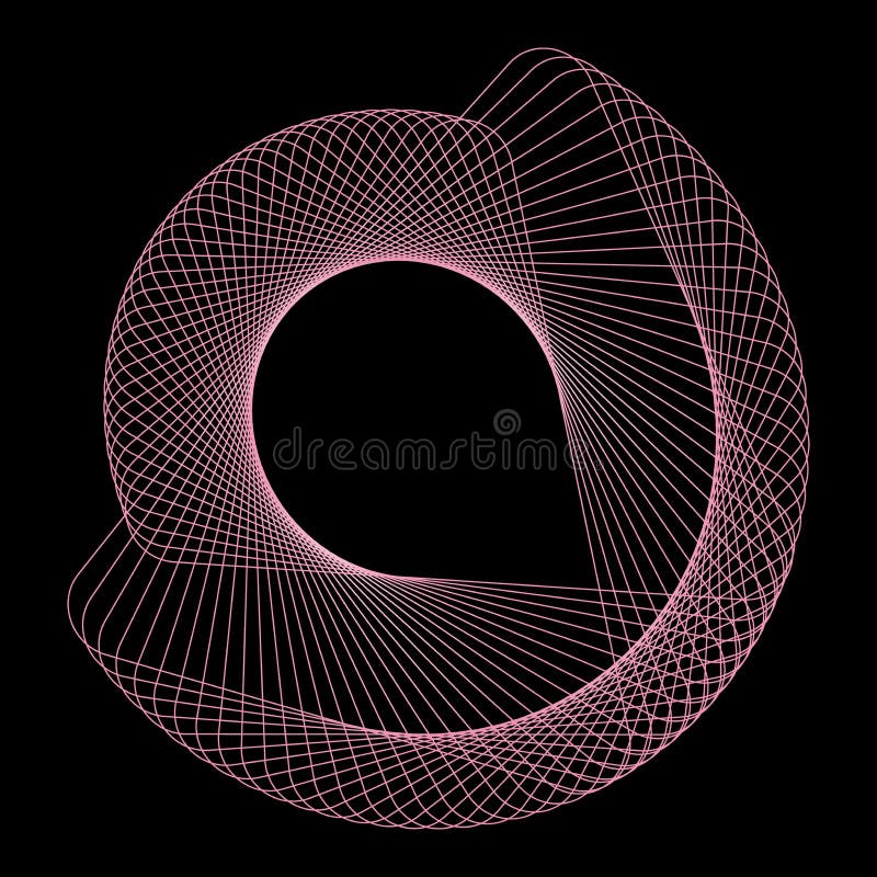Abstract Spirograph design stock vector. Illustration of decor - 229926198