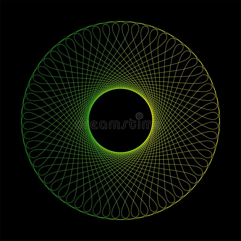 Creative Abstract Spirograph Design for Creative Artworks Stock Vector ...