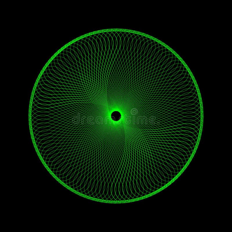 Creative Abstract Spirograph Design for Creative Artworks Stock Vector ...