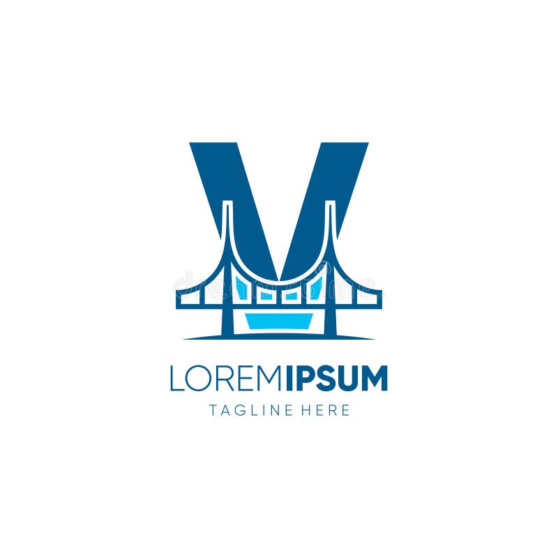 Letter H Bridge Logo Design Vector Icon Graphic Emblem Illustration ...