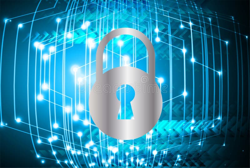 Cyber Circuit Future Technology Concept Background Stock Vector ...