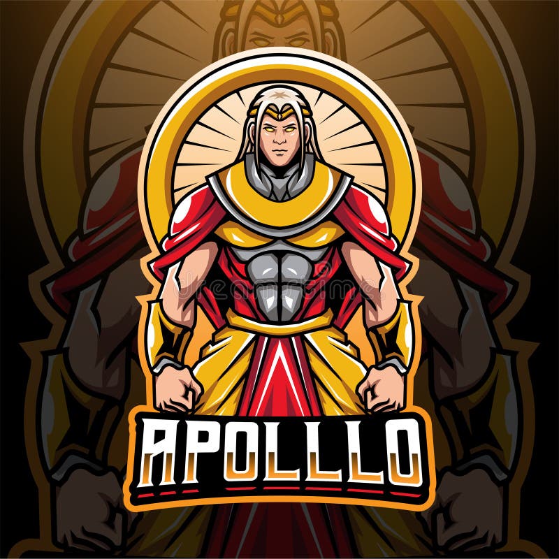 Apollo Esport Mascot Logo Design Stock Vector - Illustration of ...