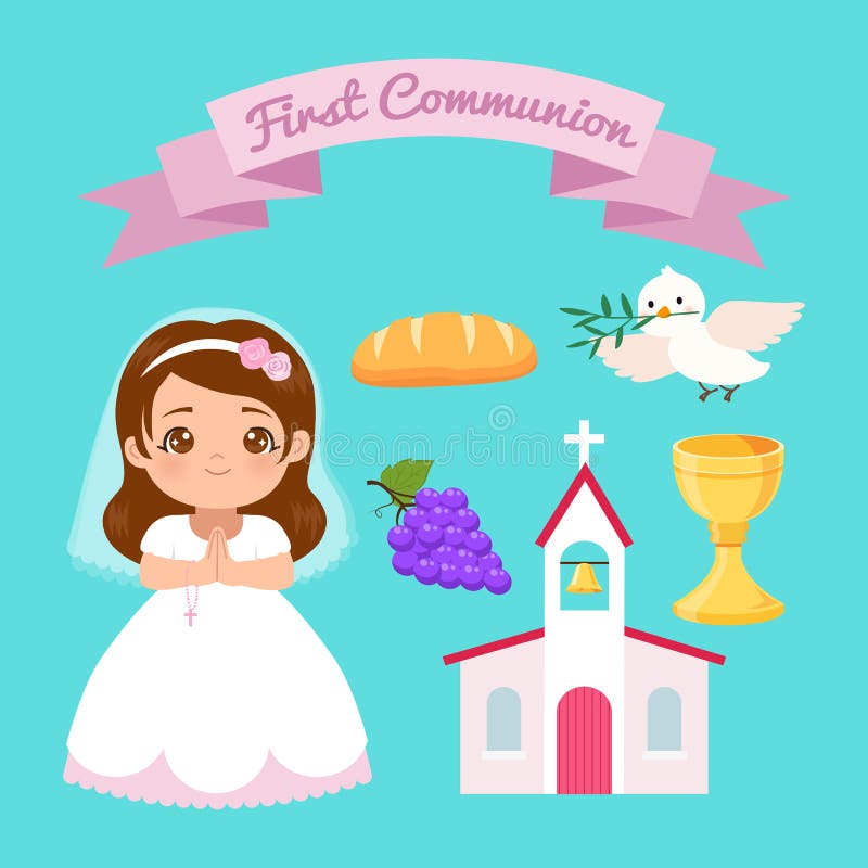 Receiving Holy Communion Clip Art