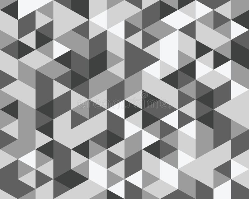 Seamless polygonal pattern stock illustration. Illustration of hexagons ...