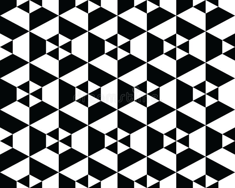 Seamless polygonal pattern stock illustration. Illustration of hexagons ...