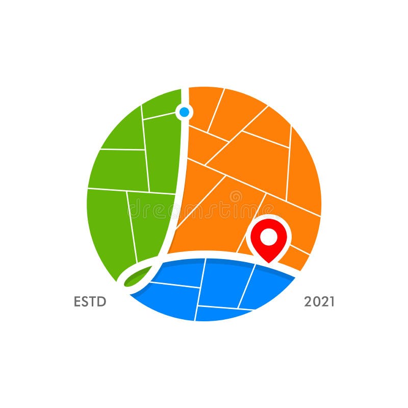 Initial I Travel Route Logo Stock Vector - Illustration of initial ...