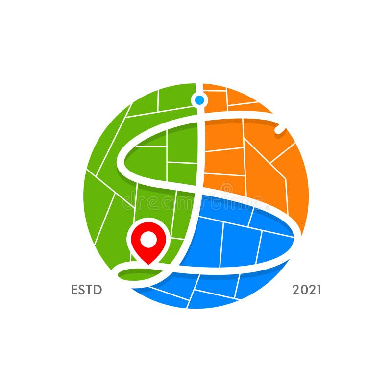 Initial S Travel Route Logo Stock Vector - Illustration of express ...