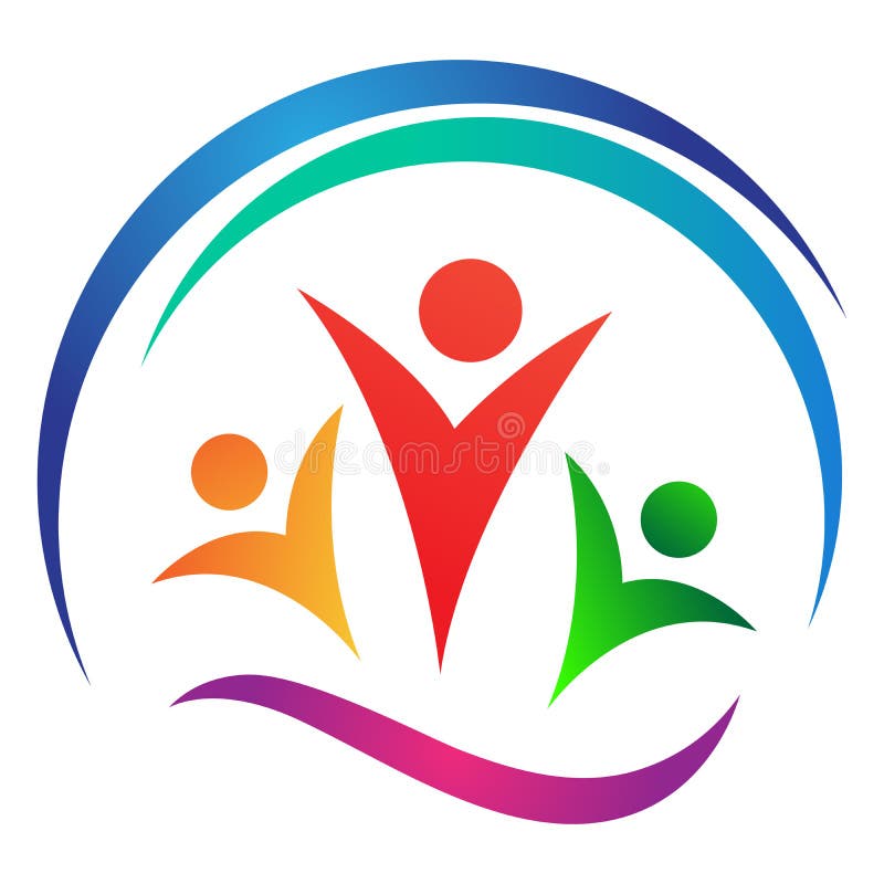 People Waves Union Teamwork Success Happy Active Children Community ...