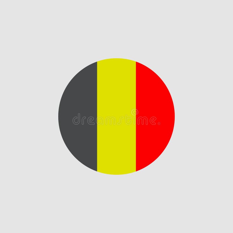 National Belgium Flag, Official Colors and Proportion Correctly. Stock ...