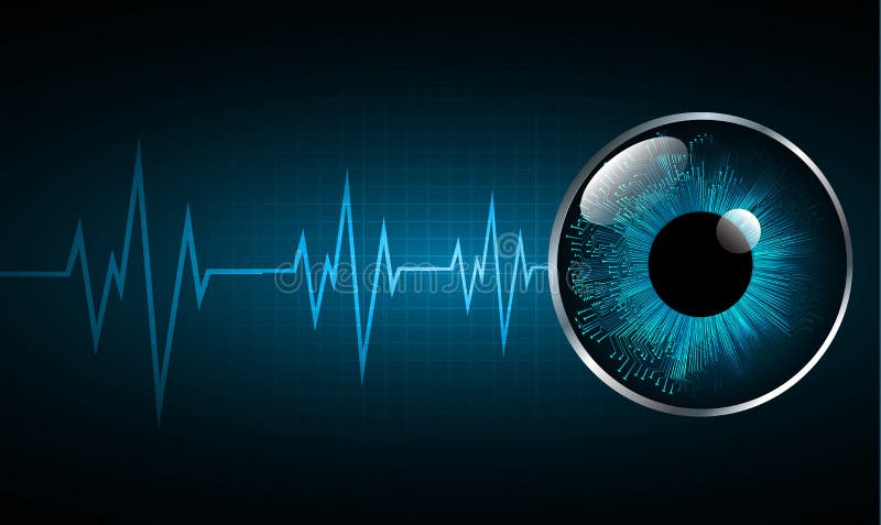 Eye Cyber Circuit Future Technology Concept Background Abstract Future ...