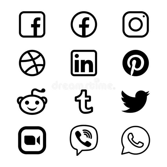 Linkedin Icon Black Png Canva Stock Photos - Free & Royalty-Free Stock ...