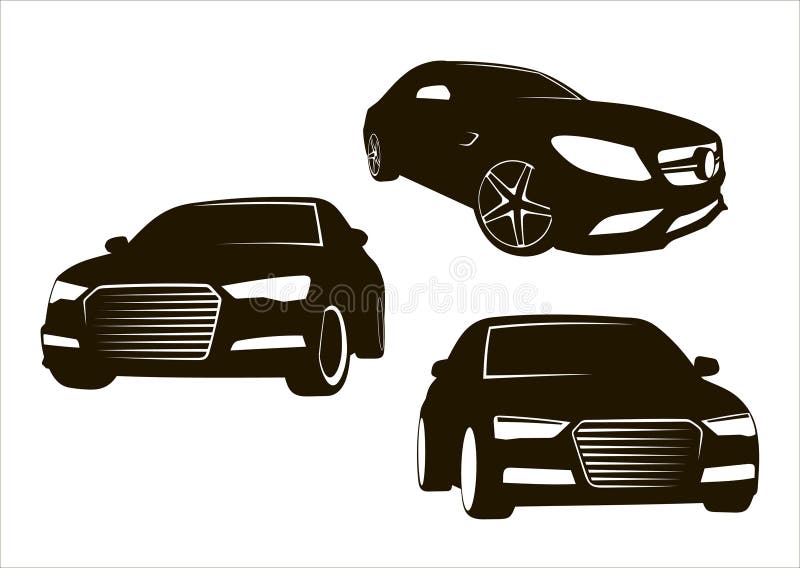Vector car models stock vector. Illustration of mercedes - 231219047