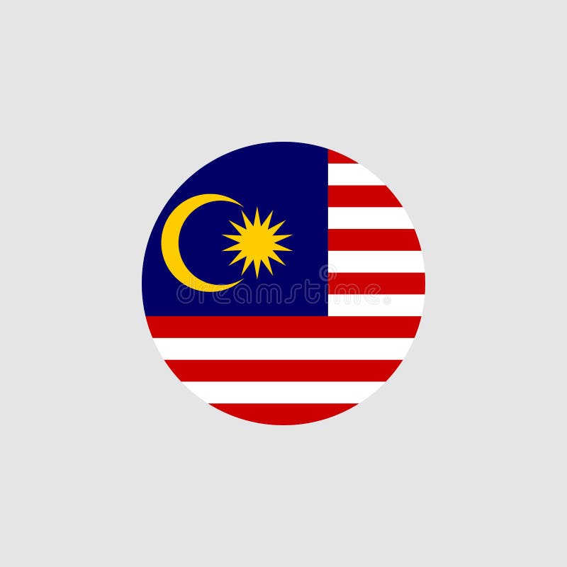 National Malaysia Flag, Official Colors and Proportion Correctly. Stock ...