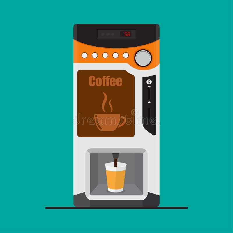 Coffee Vending Machine, Health Protection Sign, Concept Passive ...