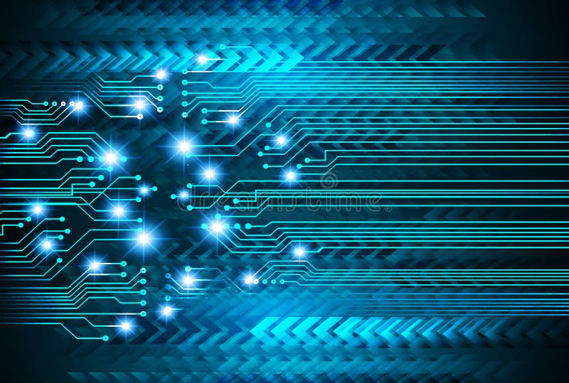 Cyber Circuit Future Technology Concept Background Abstract Future ...